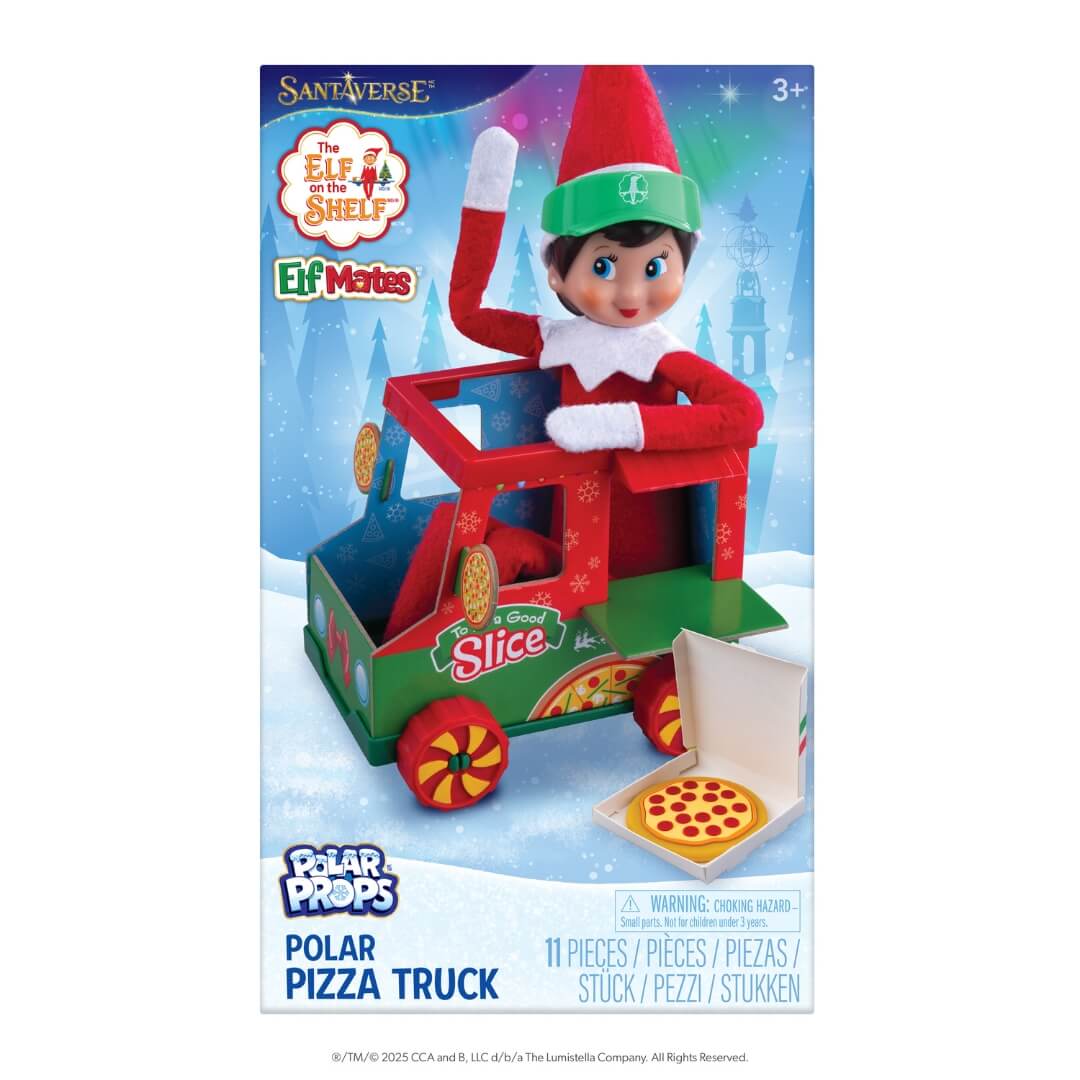 The Elf on the Shelf® Polar Props™ Polar Pizza Truck - The Elf on The Shelf