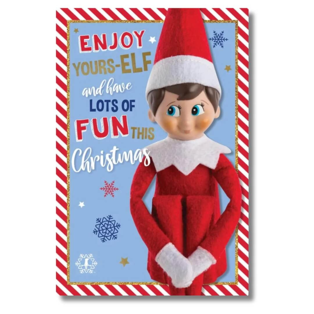 The Elf on the Shelf® Enjoy Yours-Elf Christmas Card - The Elf on The Shelf