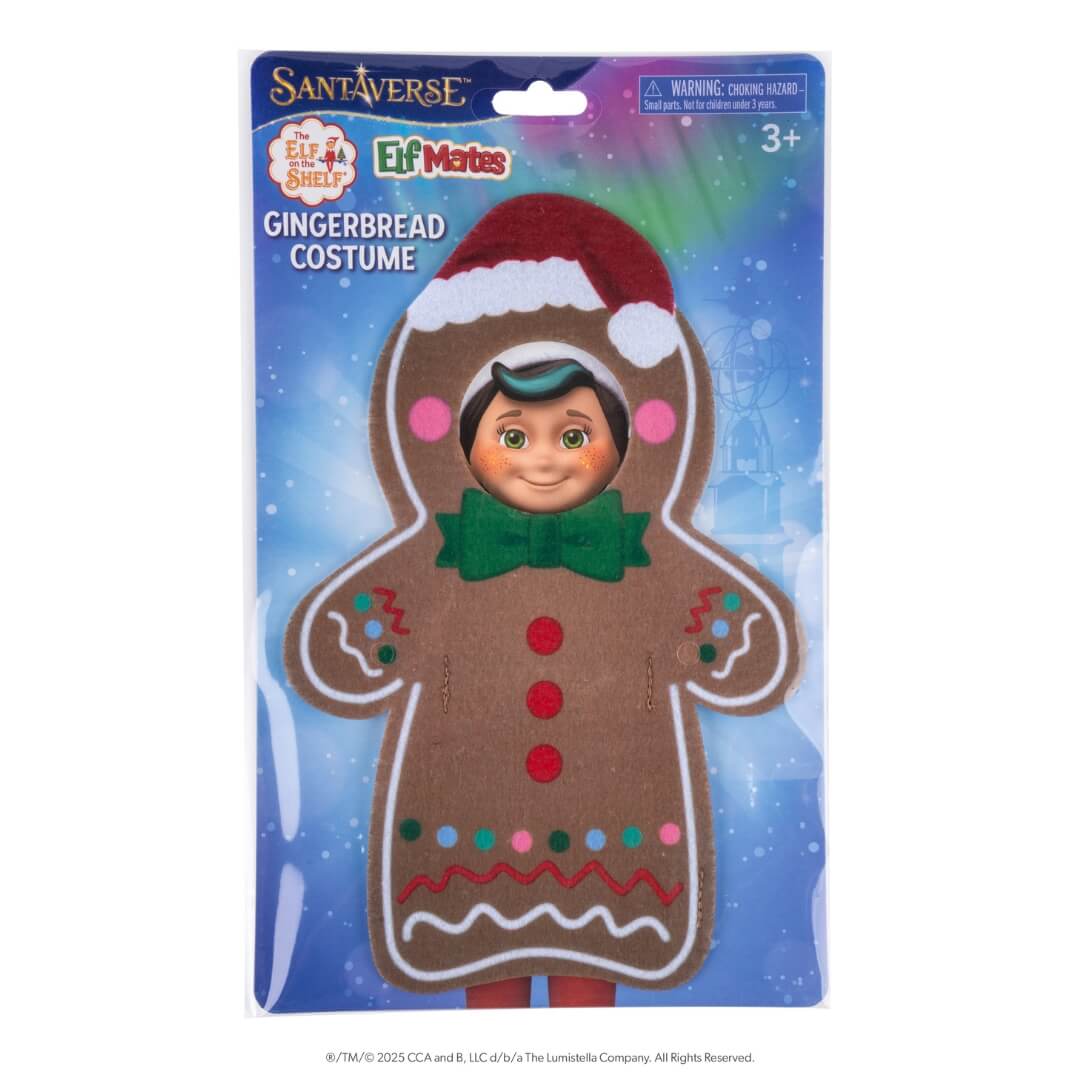 The Elf on the Shelf® Elf Mates® Costume - Gingerbread Man - The Elf on ...