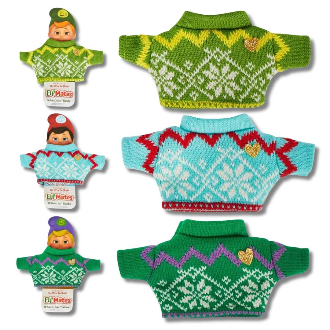 Elf Mates Mini Sweater Assortment from the creators of The Elf on the ...