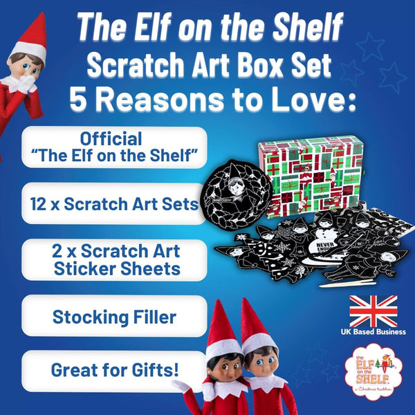 ELF ON THE SHELF SCRATCH ART BOX SET - The Elf on The Shelf