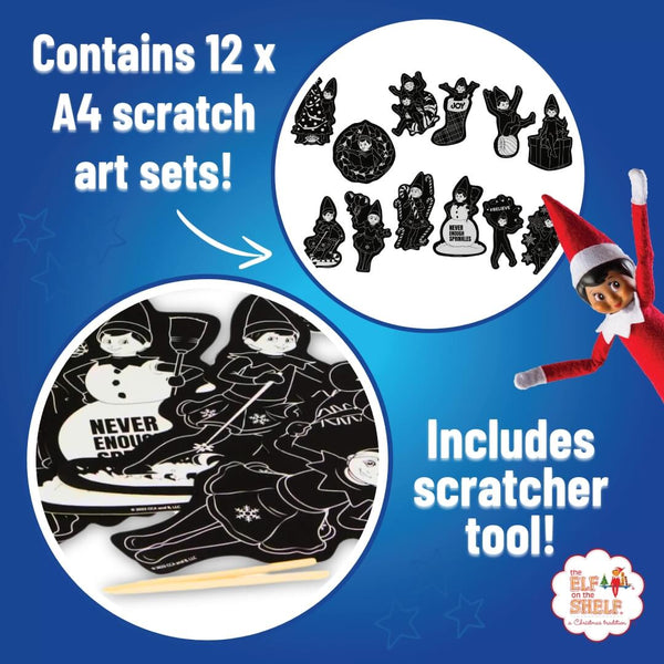 ELF ON THE SHELF SCRATCH ART BOX SET - The Elf on The Shelf