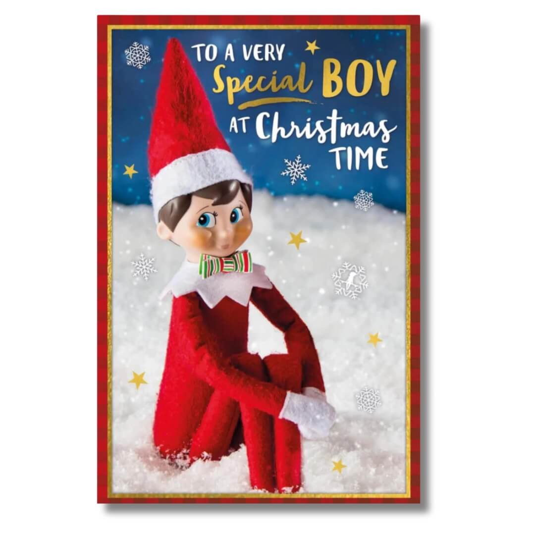 The Elf on the Shelf® Special Boy Christmas Card - The Elf on The Shelf