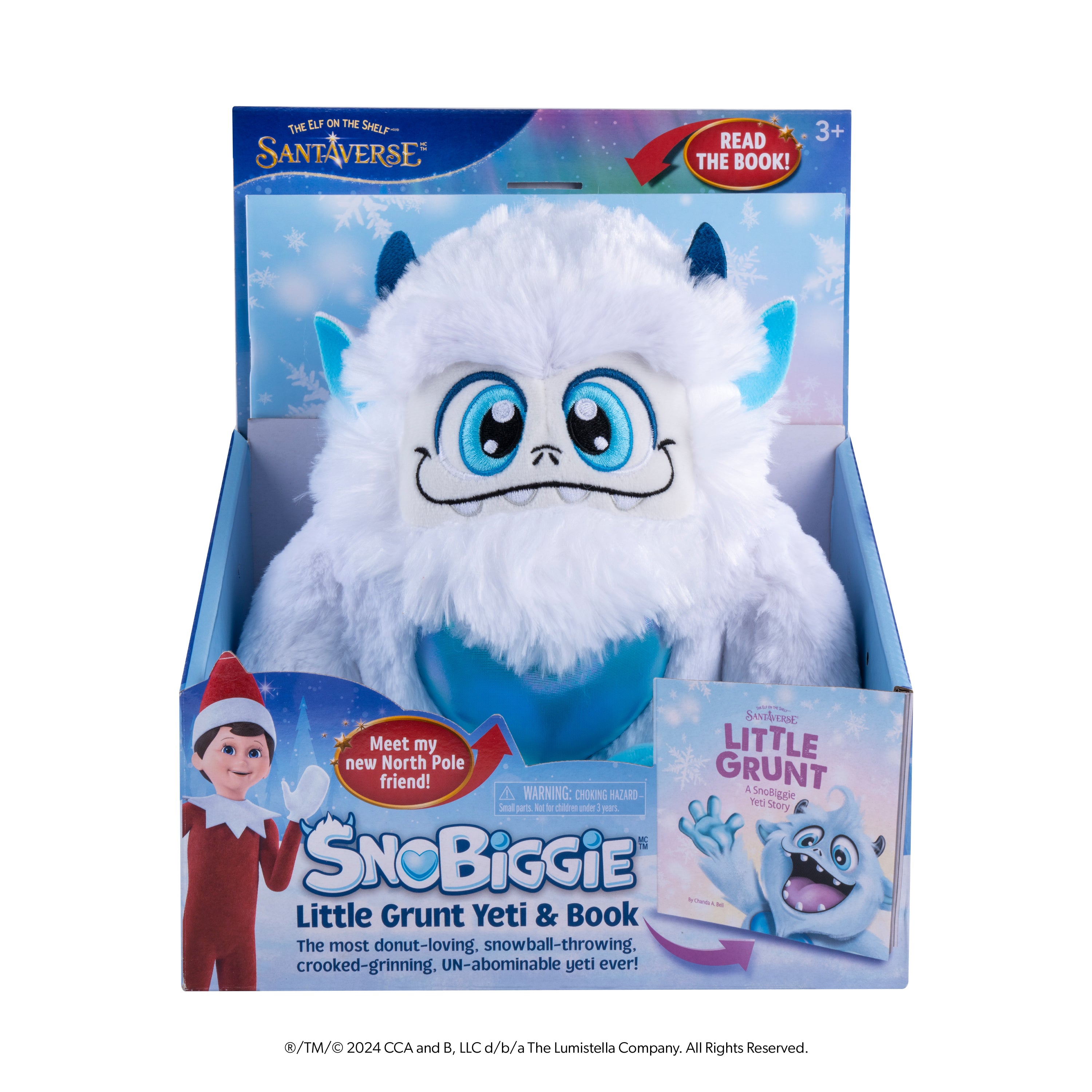 Elf on the Shelf SnoBiggie Little Grunt Yeti & Book - The Elf on The Shelf