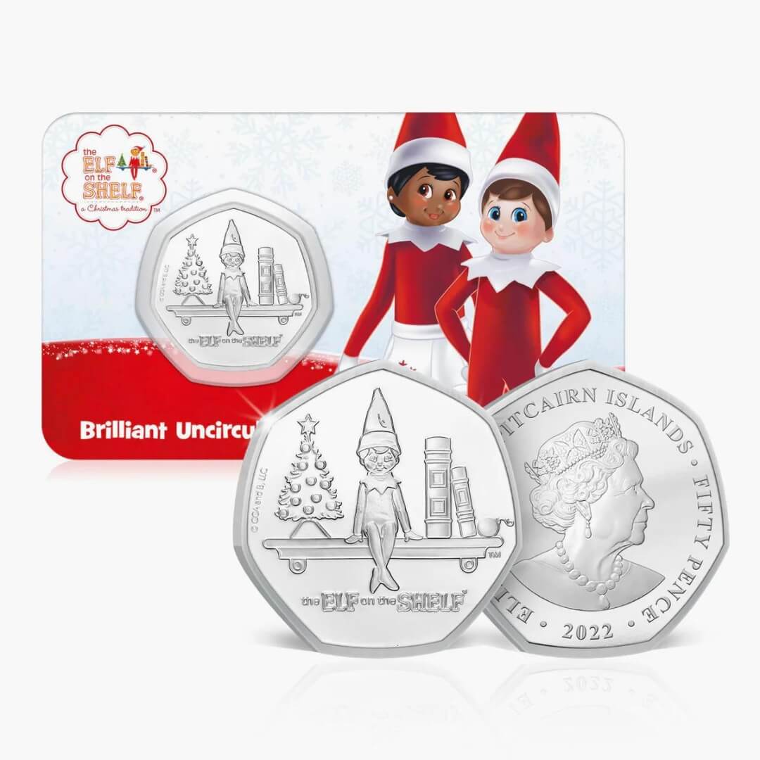 The Official Elf on the Shelf 2022 BU 50p Coin (LIMITED EDITION) - The ...