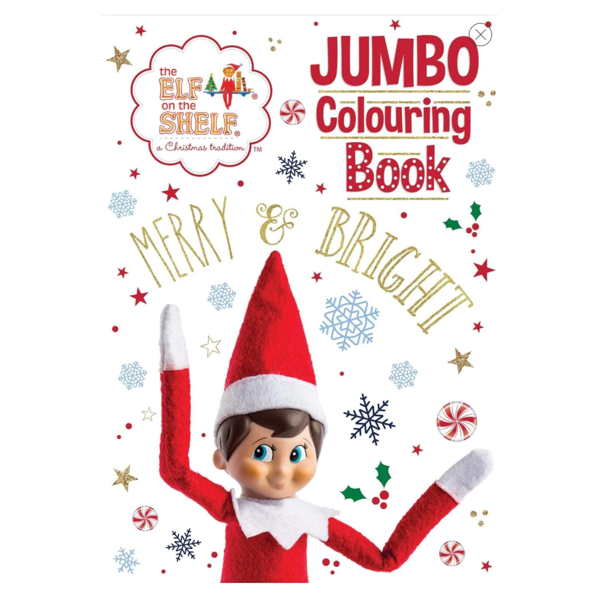 The Elf on the Shelf® Jumbo Colouring Book - The Elf on The Shelf